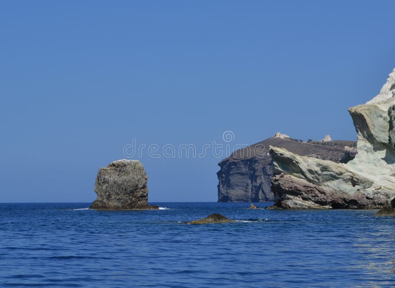 Santorini stock image. Image of famous, cliff, greece - 36498847