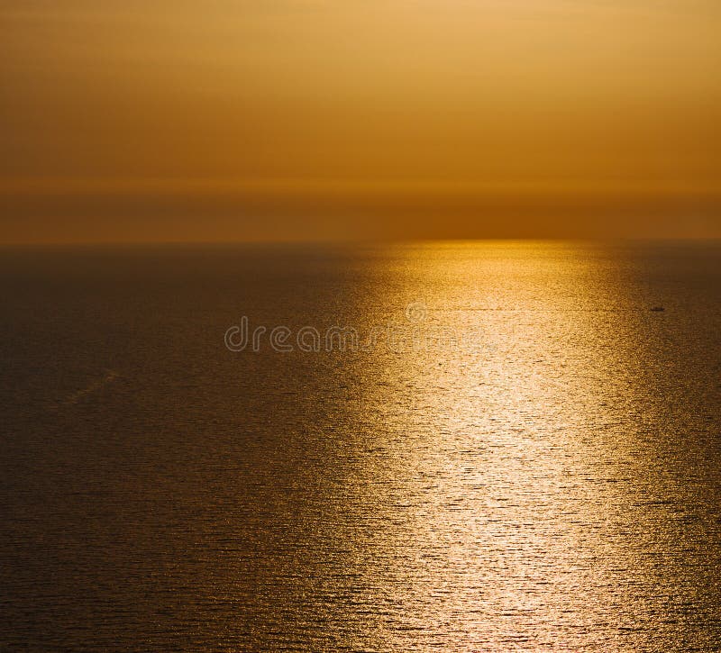 In Santorini Greece Sunset and the Sky Mediterranean Red Sea Stock ...