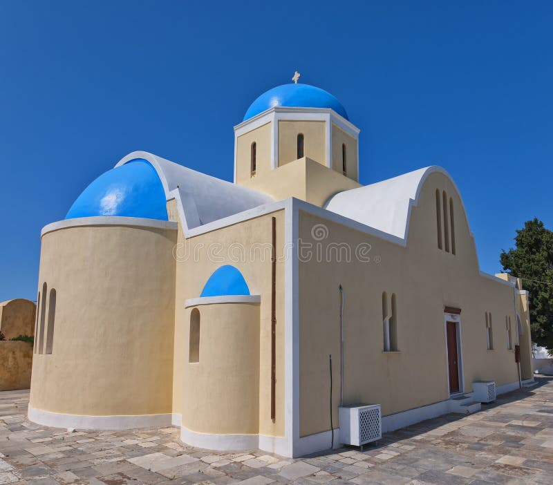 Santorini Oia Church 08 stock image. Image of greek, idyllic - 21679227