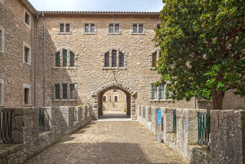 Santuari De Lluc - Monastery in Mallorca, Spain Stock Photo - Image of ...