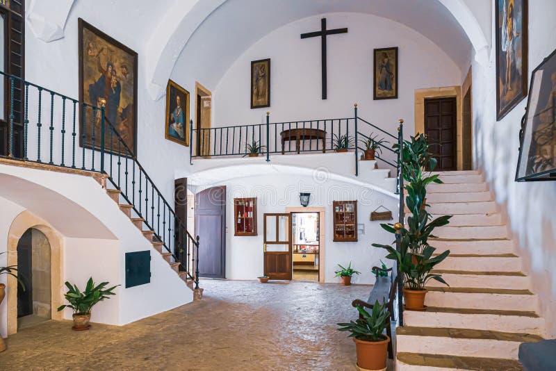Santuari De Sant Salvador Monastery, Near Felanitx, Spain Editorial ... Santuari De Sant Salvador Monastery, Near Felanitx, Spain Editorial ...