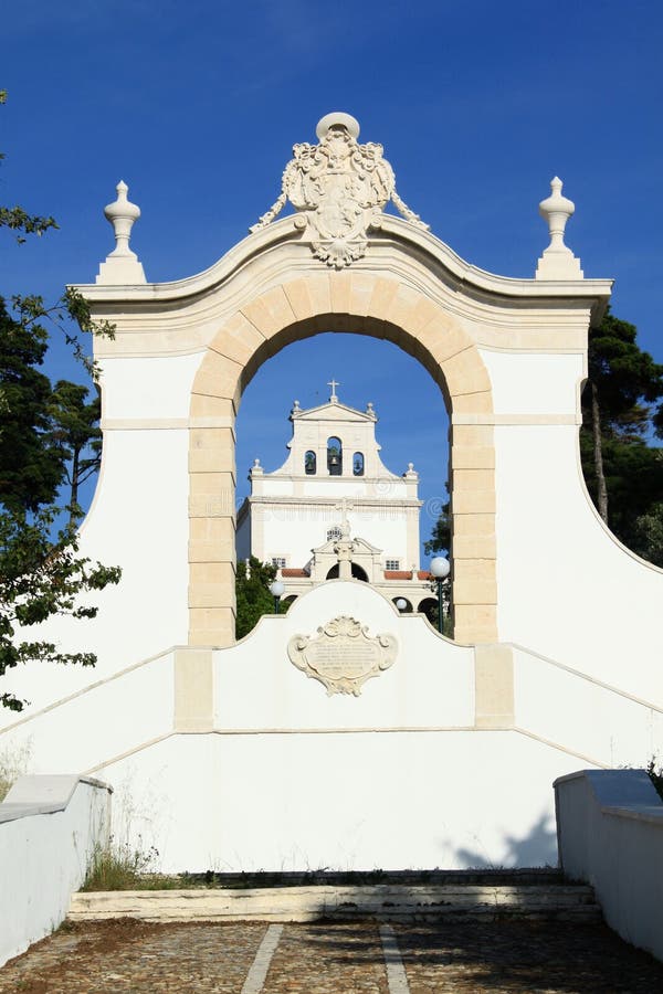 Santuario De Nossa Senhora Da Encarnacao Stock Image - Image of ...