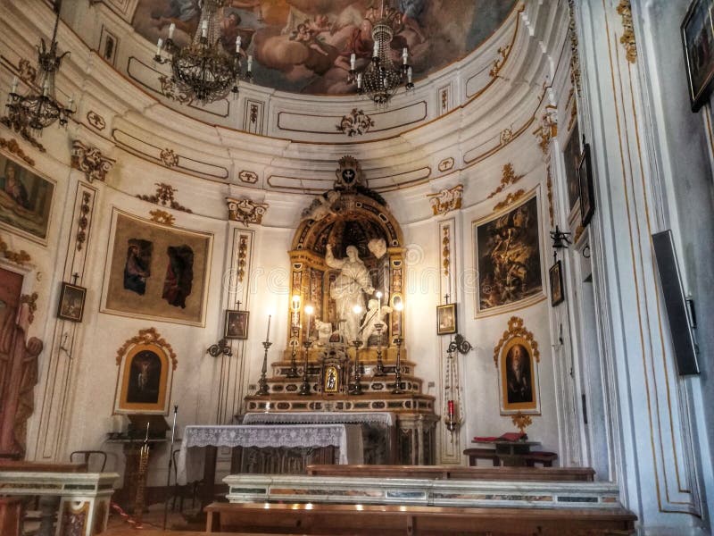 Santuario Santa Rosalia editorial stock image. Image of facade - 276392224