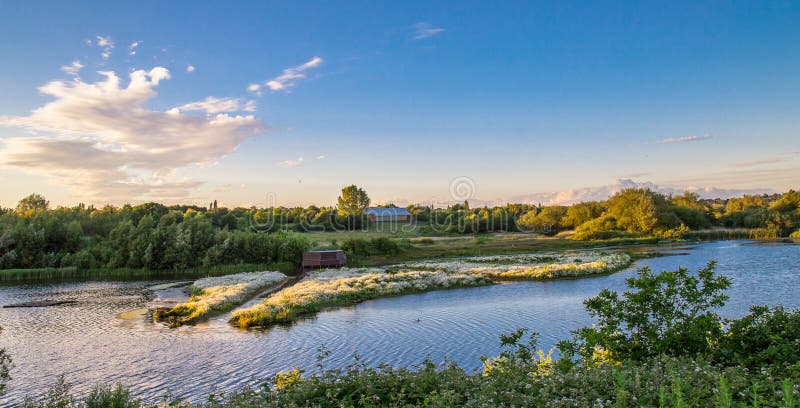 Sandwell Valley Park stock photo. Image of fence, valley - 55560094
