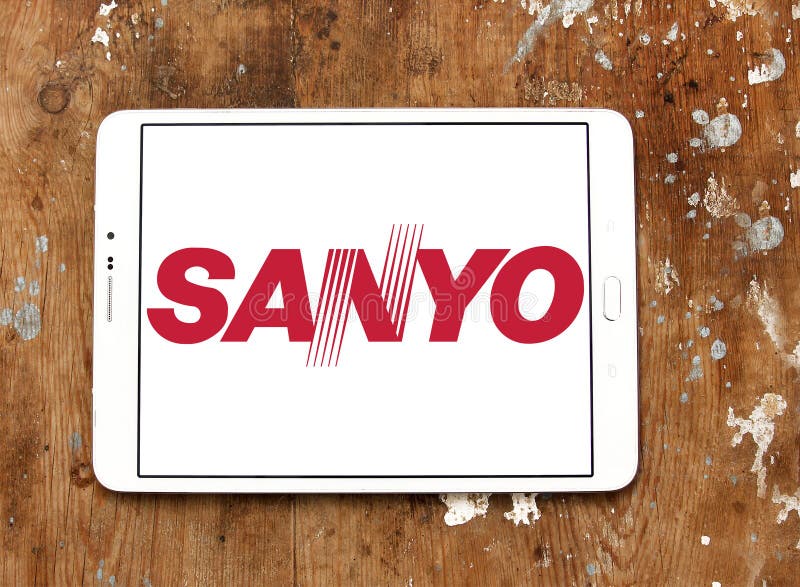 Sanyo-Logo redaktionelles bild. Bild von panasonic, firmen - 77038705
