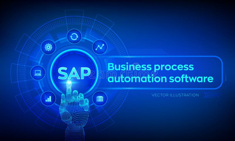 SAP Business Process Automation Software. ERP Enterprise Resources ...