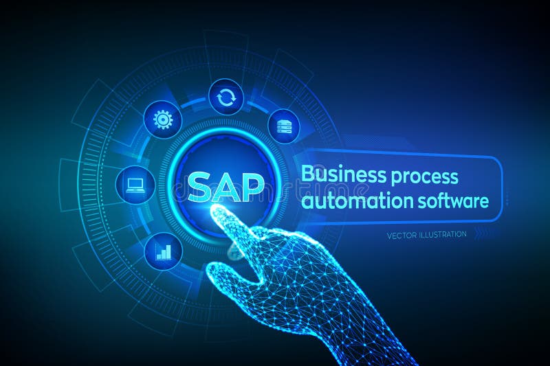 SAP Business Process Automation Software. ERP Enterprise Resources ...