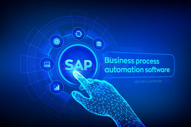 SAP Business Process Automation Software. ERP Enterprise Resources ...