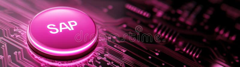 SAP - Business Process Automation Tool, High-tech Circuit Board with a ...