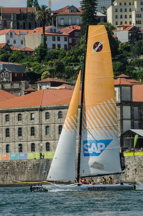 SAP Extreme Sailing Team Compete Editorial Stock Photo - Image of ...