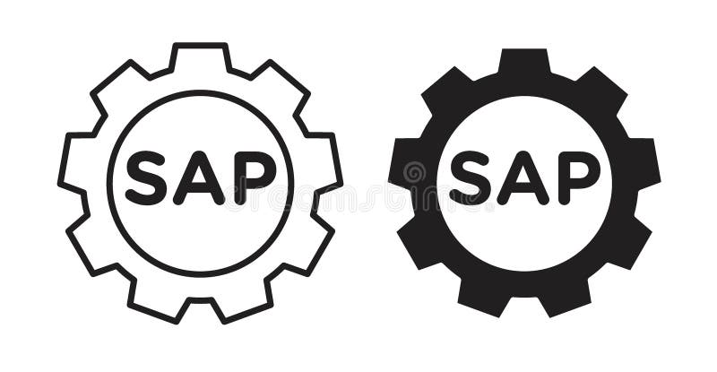 Sap thin line icon set stock vector. Illustration of service - 329353413