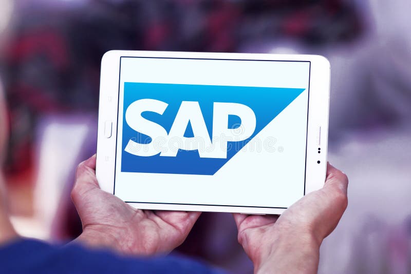 Sap logo editorial photo. Image of logos, mobile, manufacturer - 94345186