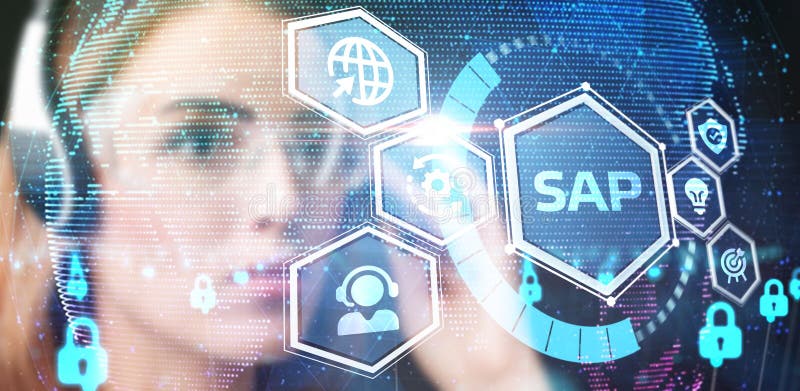 SAP Logo editorial photography. Illustration of internet - 136797477