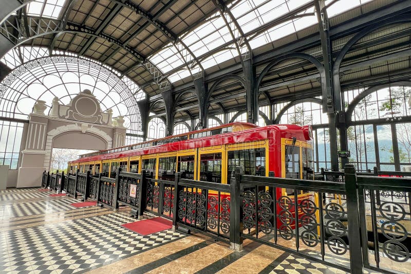 Sapa Fansipan Train in Vietnam Editorial Stock Image - Image of ...