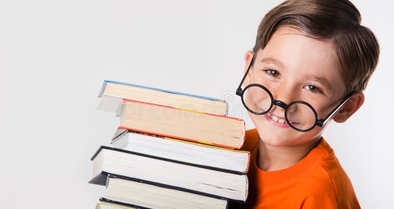 Sapere-tutto fotografia stock. Immagine di caucasico, bambino - 6366206