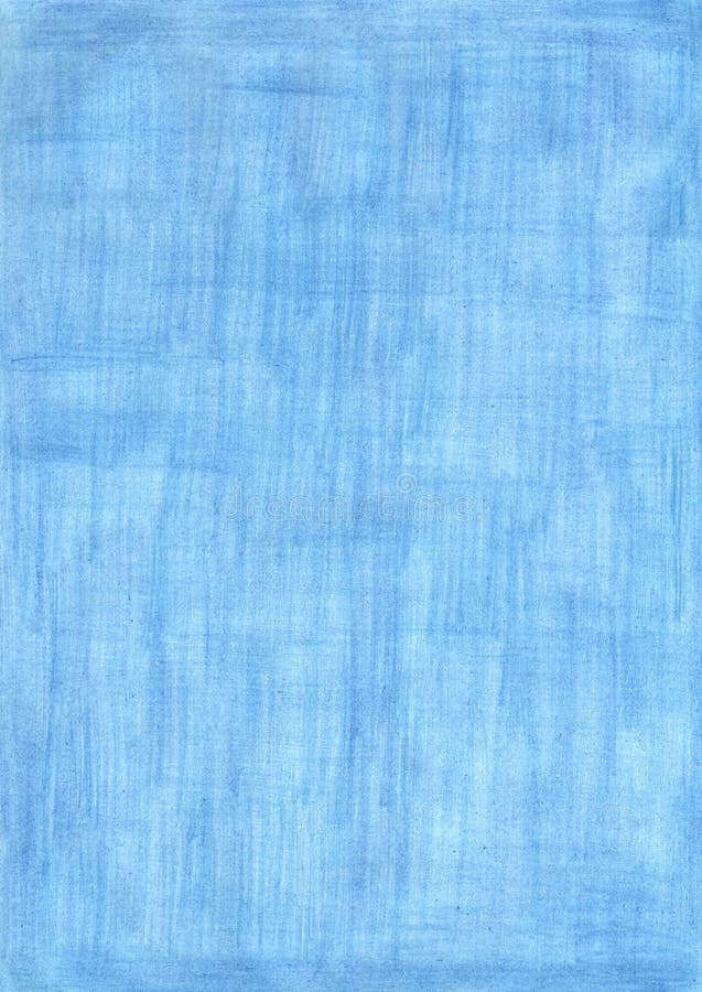 Saphire Blue Rectangle Sheet of Paper Colored with Pencil Stock ...