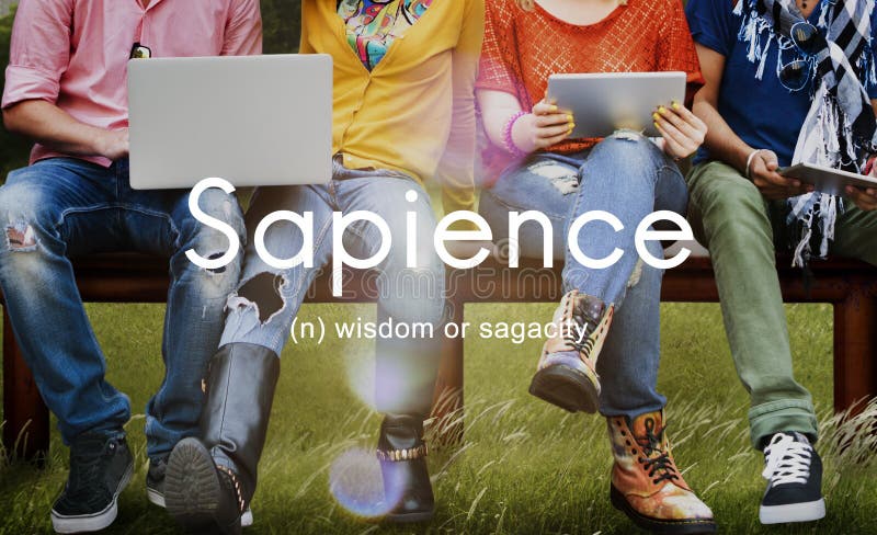 Sapience Highly Educated People Graphic Concept Stock Image - Image of ...