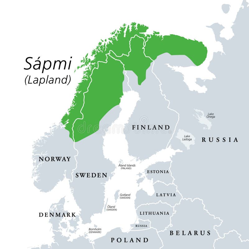 Lapland Map Stock Illustrations – 800 Lapland Map Stock Illustrations ...