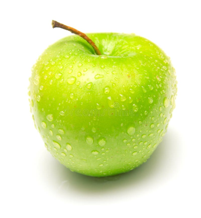 Sappige groene appel 3 stock afbeelding. Image of geïsoleerd - 5927553