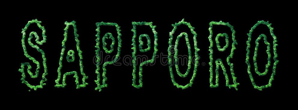 Sapporo Forest, Sapporo Urban Canopy Stock Illustration - Illustration ...