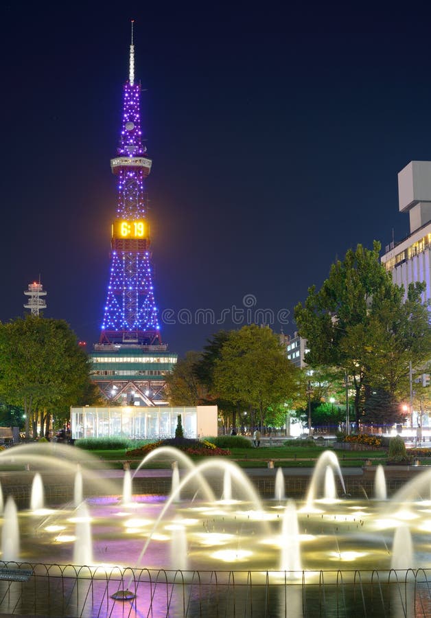 Sapporo Television Tower stock photo. Image of japanese - 27875960
