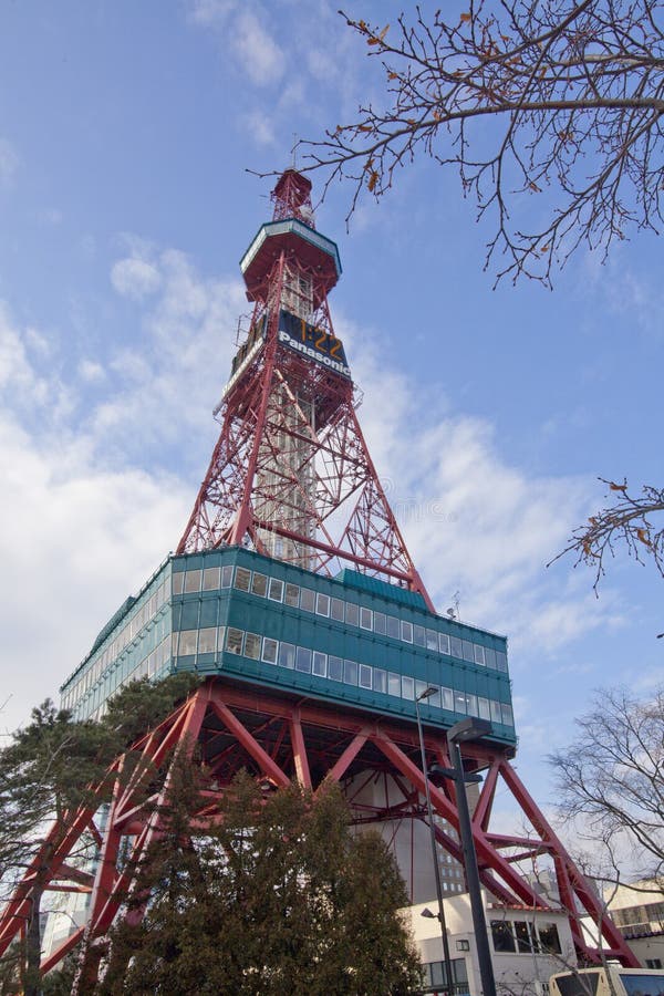 Sapporo TV Tower editorial photography. Image of tower - 64235787