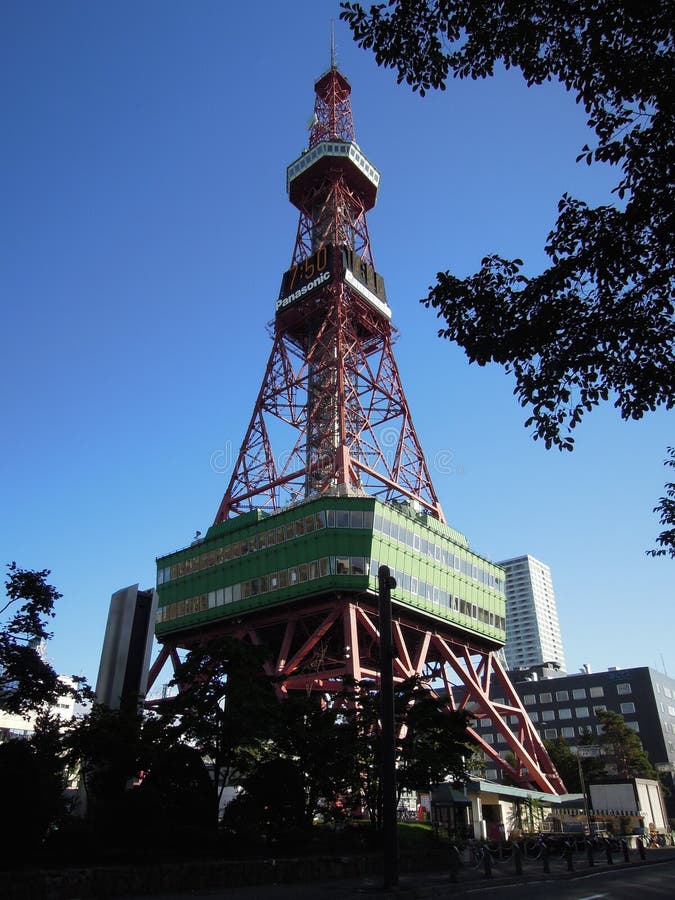 The Sapporo TV Tower at Sapporo, Japan Editorial Stock Photo - Image of ...