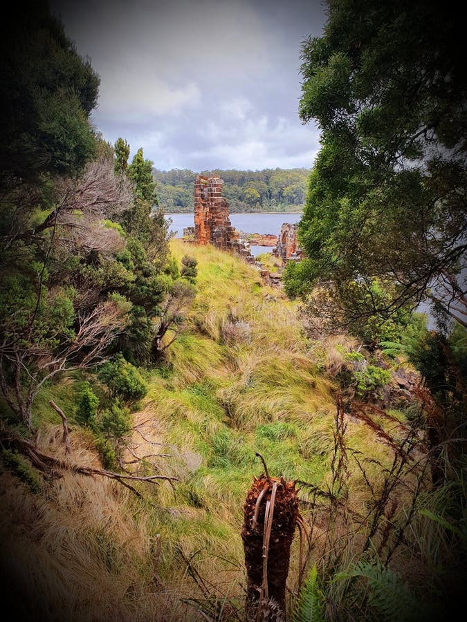 Sarah Island Tasmania Australia Stock Image - Image of sarah, beauty ...