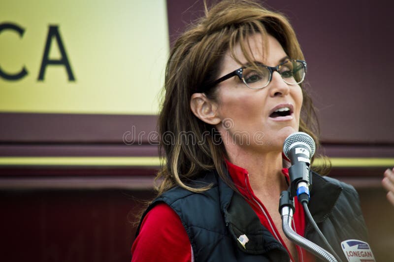 Sarah Palin 13 editorial stock image. Image of beautiful - 34374679