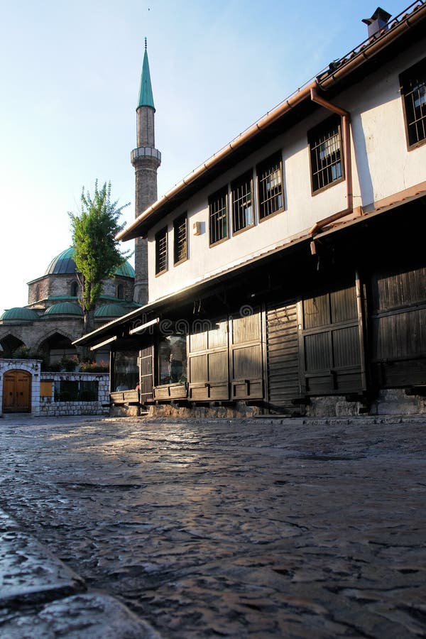 Sarajevo - Bascarsija stock photo. Image of bazaars, europeans - 13473768
