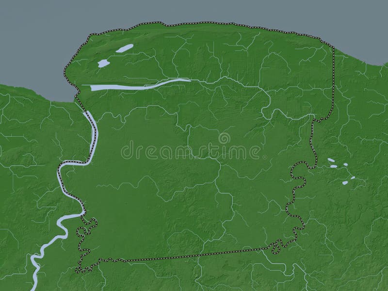 Saramacca, Suriname. Wiki. No Legend Stock Illustration - Illustration ...