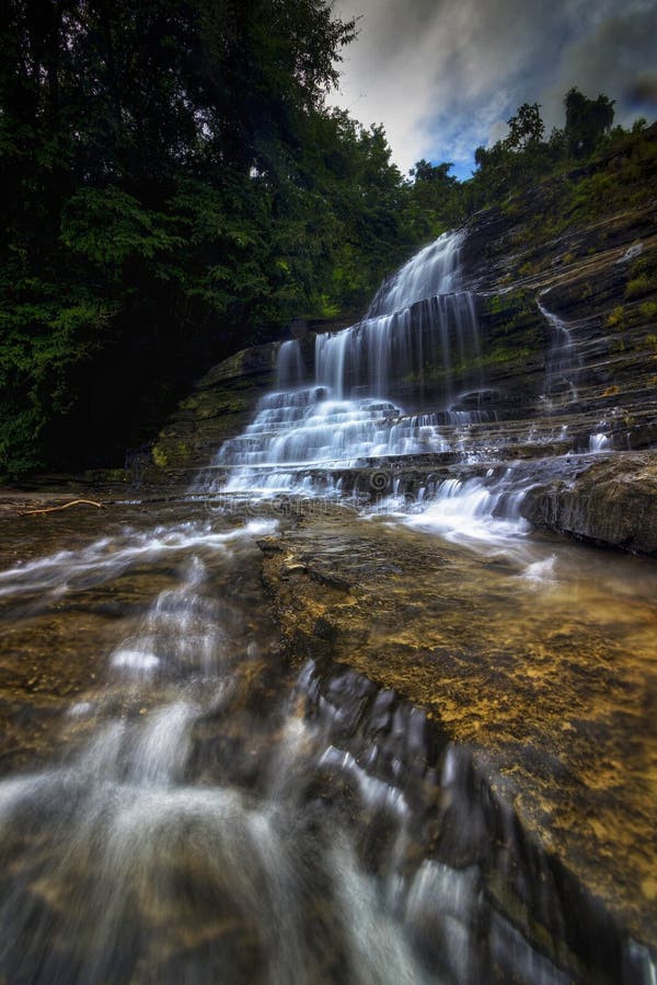 Sarang Burung Waterfall at Barru Regency Stock Photo - Image of ...