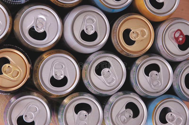 Empty aluminium cans editorial image. Image of illustrative - 129941440