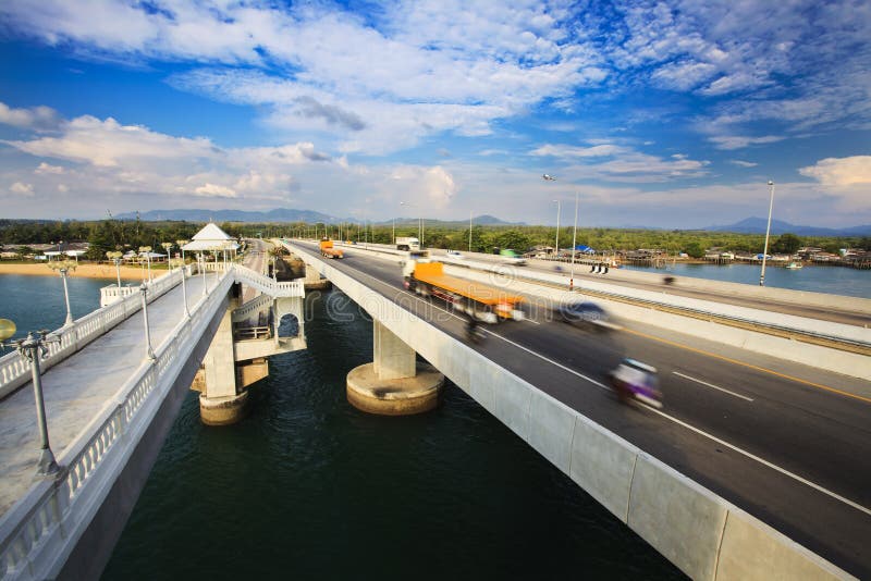 Sarasin Bridge stock photo. Image of scenic, phuket, background - 28901310