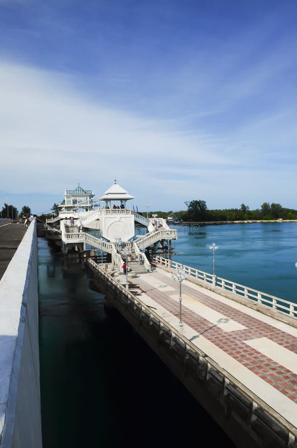 Sarasin bridge and sky stock photo. Image of symbol, architecture ...