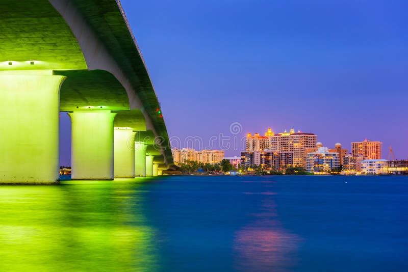 Sarasota Florida Skyline stock image. Image of landmark - 82262667