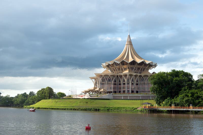 Sarawak State Assembly Building Editorial Stock Image - Image of ...