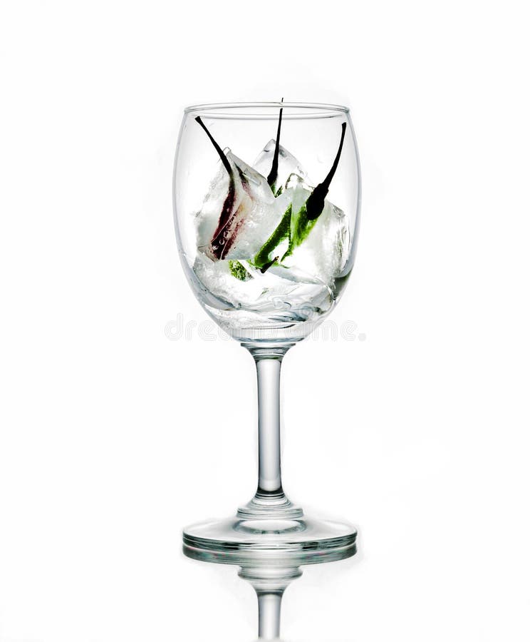 Sarcastic ice chilli stock photo. Image of scotch, refraction - 40147386