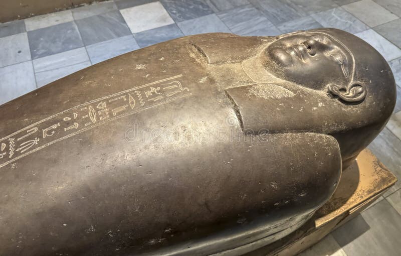 Sarcophagus of an Ancient Egyptian Pharaoh Editorial Stock Image ...