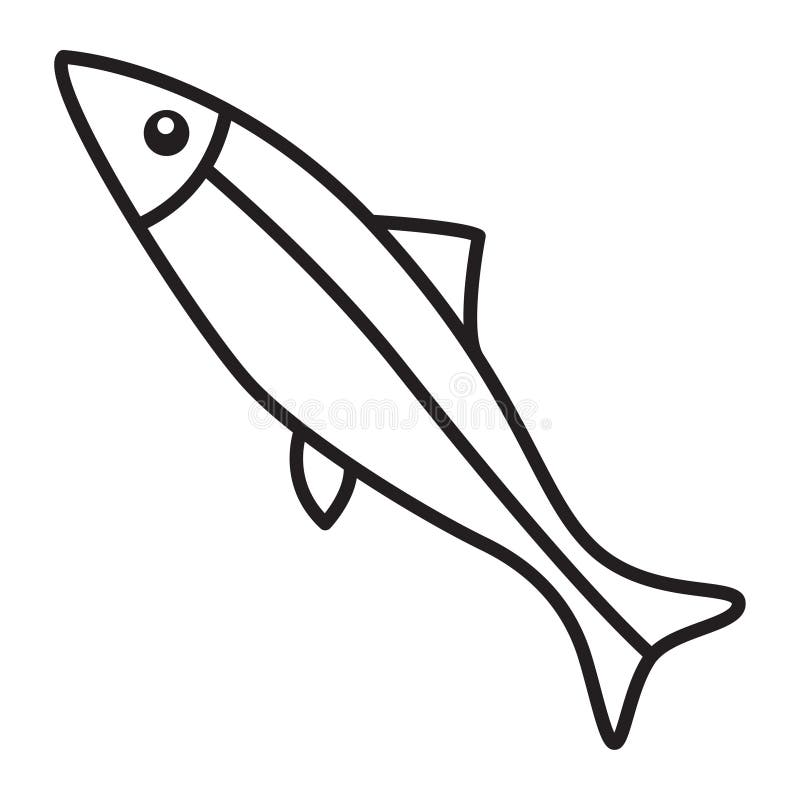 Sardine Fish stock vector. Illustration of company, fish - 99720430