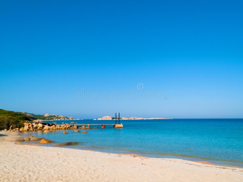 Sardinia Beach, the Marmorata, Santa Teresa, Italy. Stock Photo - Image ...