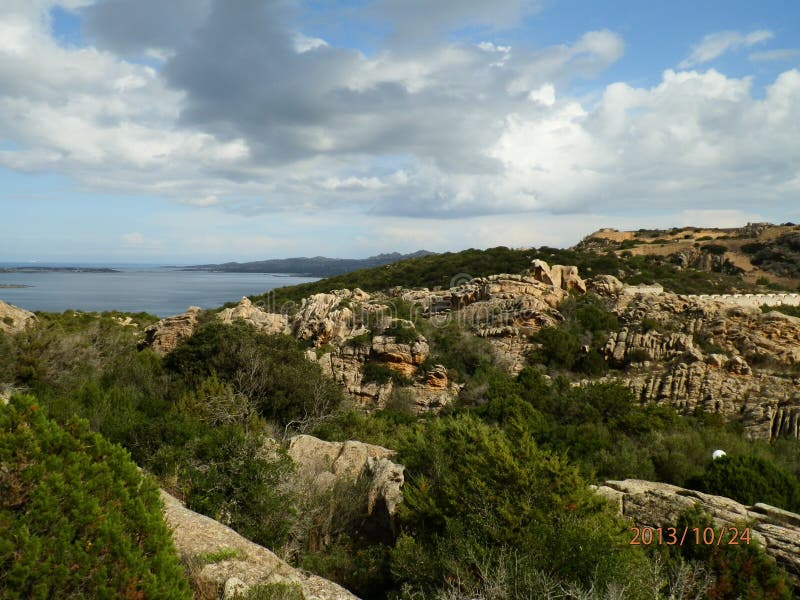 Sardinia - Capo Testa stock image. Image of cliff, mountains - 83262491