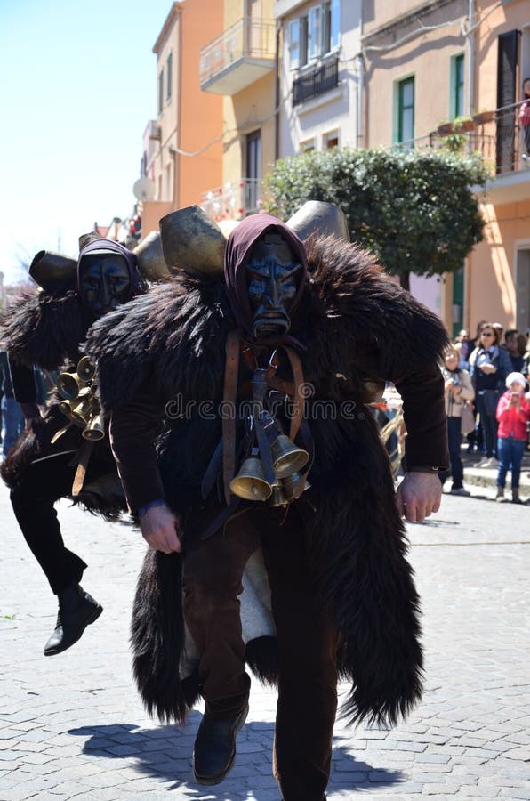 Sardinia, Italy: Mamuthones Stock Photo - Image of locations, europe ...