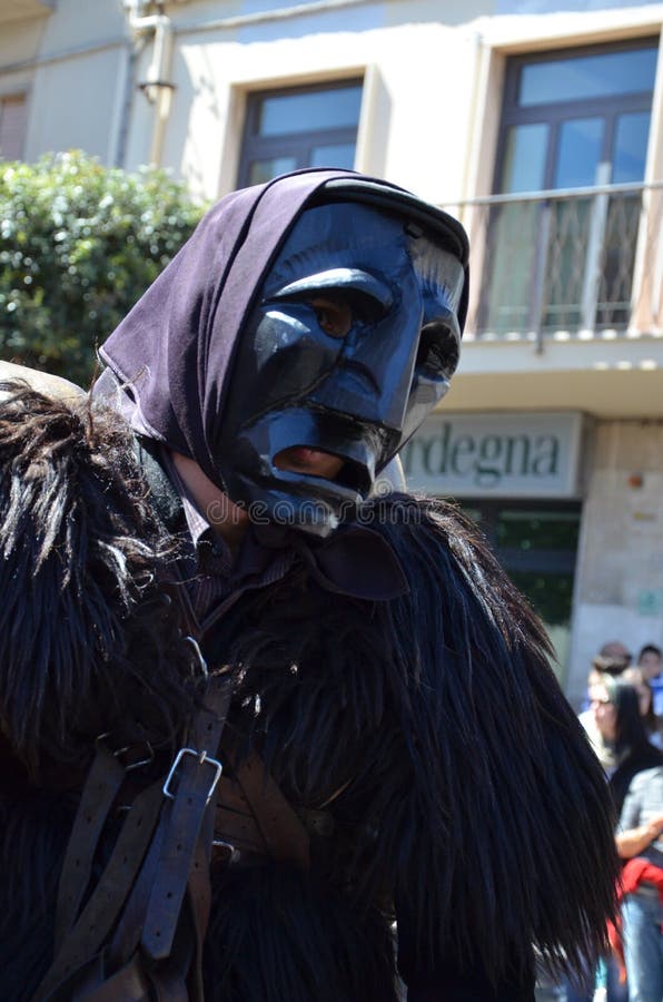 Sardinia, Italy: Mamuthones Editorial Stock Photo - Image of religious ...