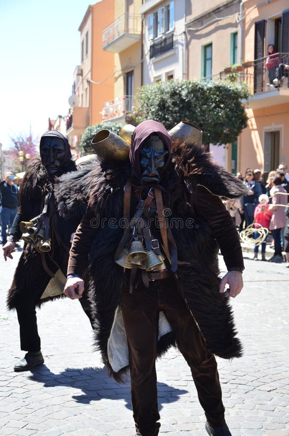 Sardinia, Italy: Mamuthones Editorial Photo - Image of carnival ...