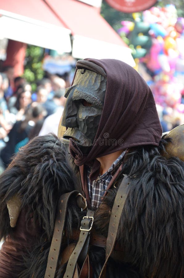 Sardinia. Mamuthones Parade Editorial Stock Image - Image of music ...