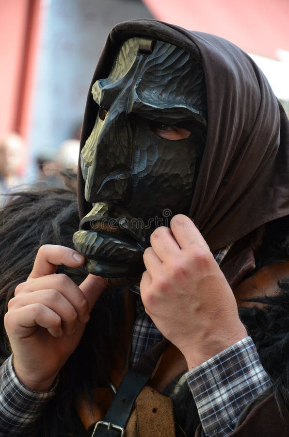 Sardinia. Mamuthones Parade Editorial Stock Image - Image of music ...