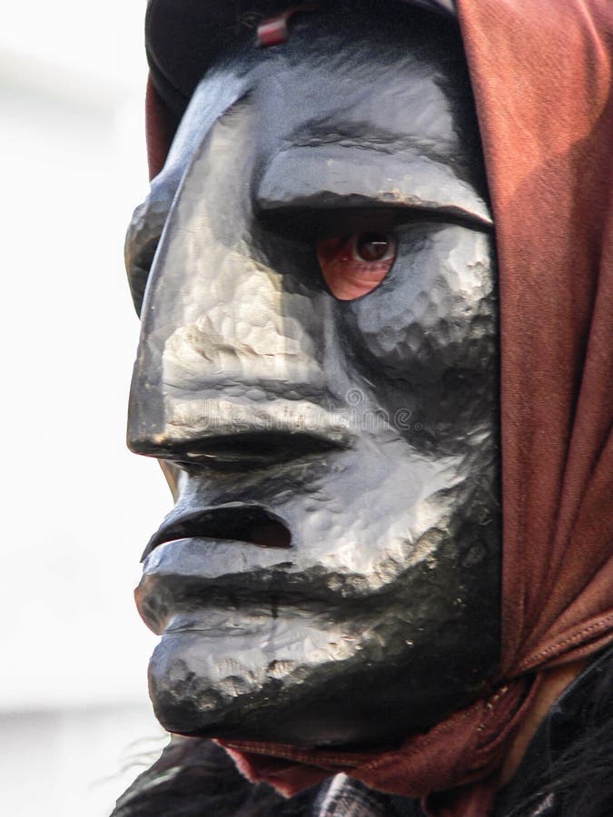 Traditional Sardinian Mask - Traditioneel Sardijns Masker Editorial ...