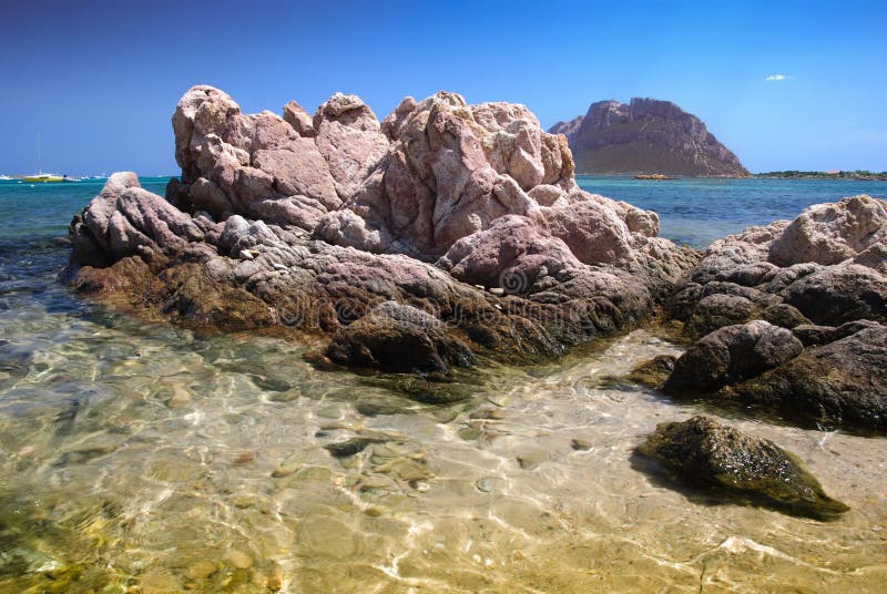 Sardinian rocks stock image. Image of coast, beach, summer - 9352211