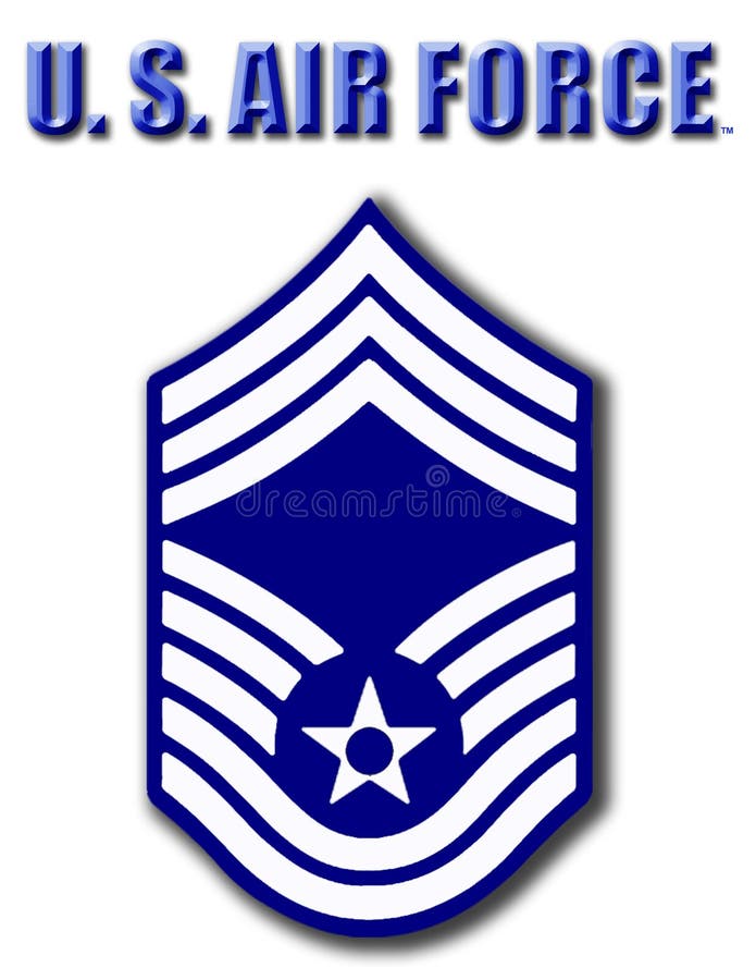Sargento jefe USAF stock de ilustración. Ilustración de fuerza - 375278849